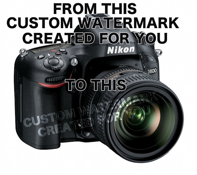 Create watermark from your name or logo by Redesign | Fiverr