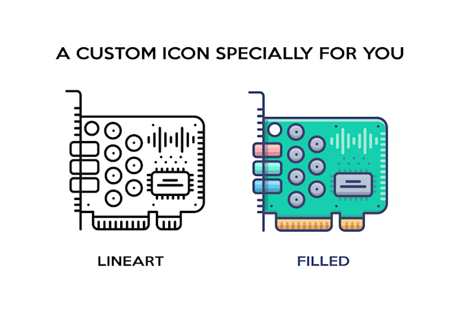 Create custom icons especially for you by Thekeylabdesign | Fiverr