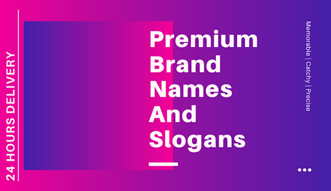 Create powerful brand names, business names, and slogans by Stephtendus ...