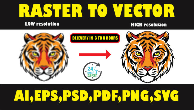 Manually do vector tracing, vectorizing , or vector drawing for you by Alinewazhridoy | Fiverr