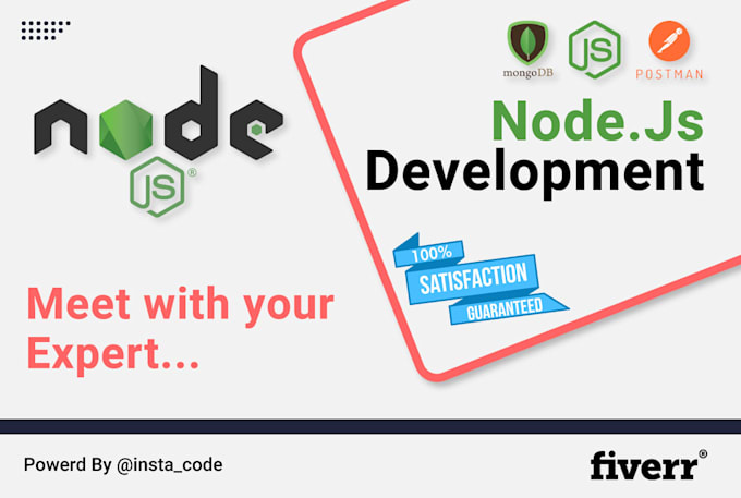 Develop your backend with node js rest api by Insta_code | Fiverr Develop your backend with node js rest api by Insta_code | Fiverr