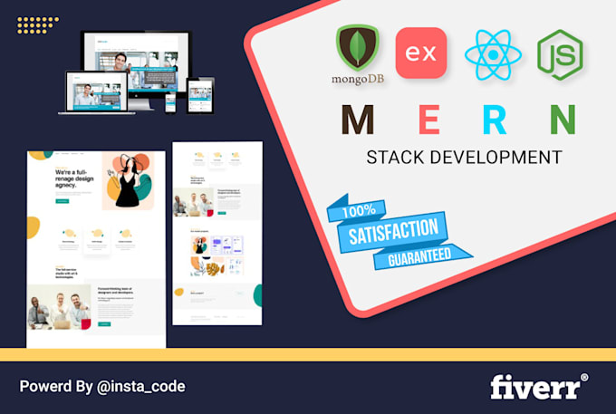 Do full stack or mern stack web development and web application by ...