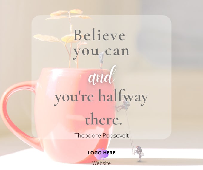 Create ready to post motivational social media post, quotes by Yuna327 ...