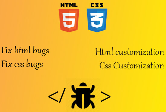 Fix html and css bugs in 3 hours by Ashiky6 | Fiverr