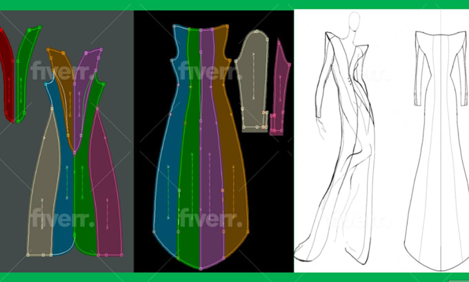 Make a cad sewing pattern for garments by Saidurrahman85 | Fiverr