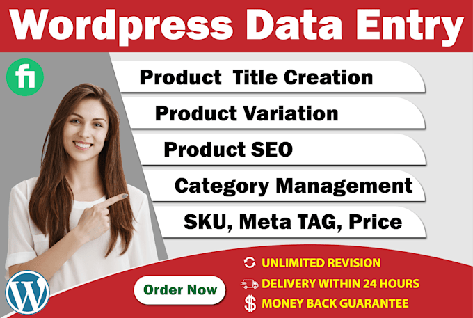 Do 100 Wordpress Data Entry And Woocommerce Product Listing By Wordpressdata Fiverr