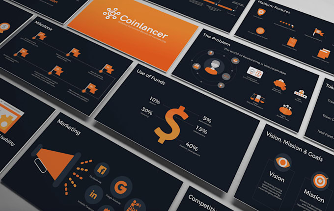 Create, design investor pitch deck and powerpoint presentation by ...