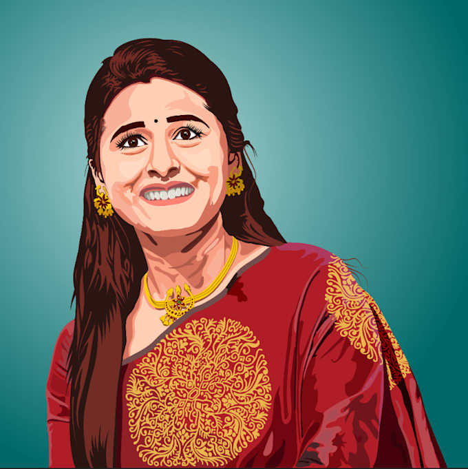 Create your picture into vector portraits by Maddigitalart | Fiverr