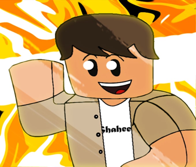 Make a cartoony profile picture of your roblox character by Shaheer ...