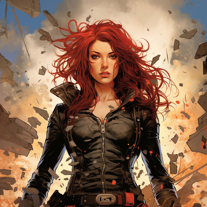 Draw comic book art, comic book illustration by Mueedb | Fiverr