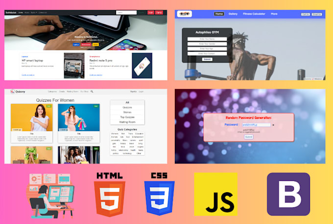 Do web programming, html css javascript, editing websites by ...