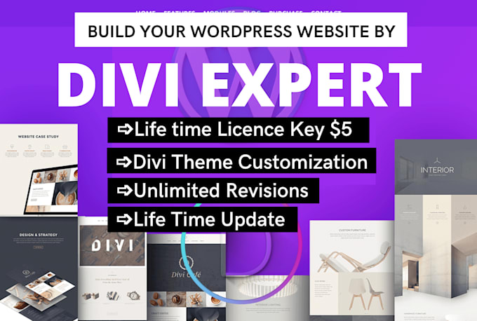 Design unique wordpress website with divi theme by Dev_anik_ | Fiverr