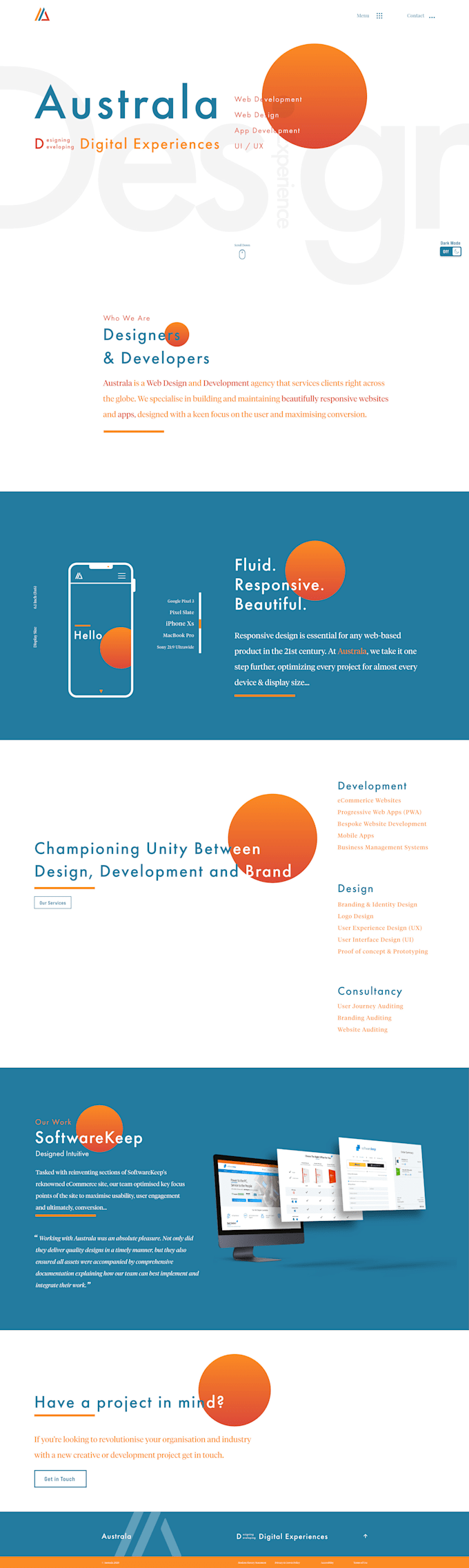 Design an modern, clean and responsive portfolio website by ...