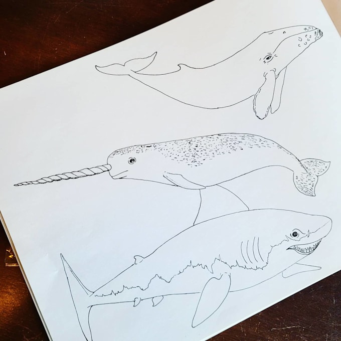 Illustrate anything floral, animal, card, or picture by Paperandpen4u ...