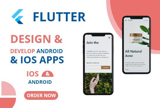 Develop cross platform mobile app for android and ios with flutter ...