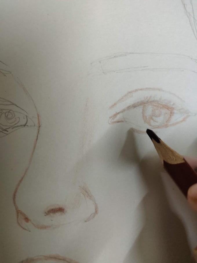 Draw a sketch of any person based on a photo of your choice by ...