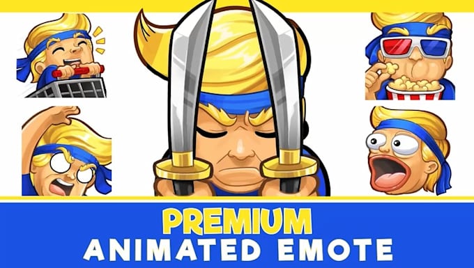Animate your twitch or kick emote, animated gifs by King_vector7 | Fiverr
