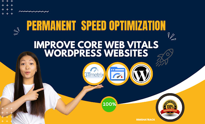 Fix core web vitals issues optimization wordpress page speed by Rimshatrack | Fiverr