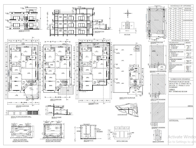 Draw any sketch in autocad, pdf, plans, elevations, sections by Irfanbuzdar | Fiverr