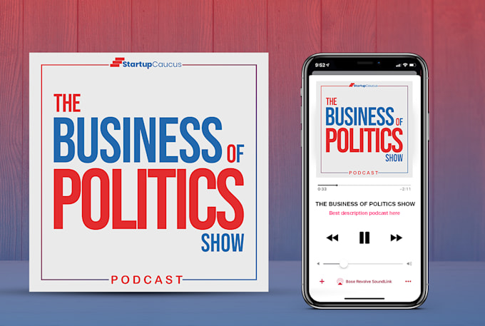 Design professional podcast cover art or artwork with podcast logo by ...