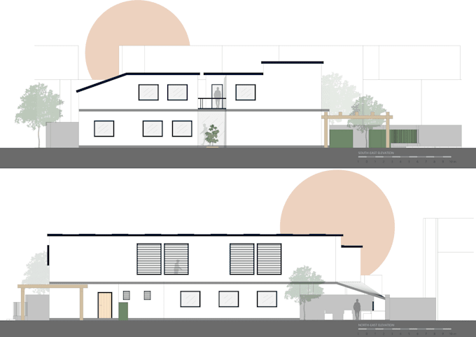 2d floor plans, sections, elevations by Iamdeniz | Fiverr