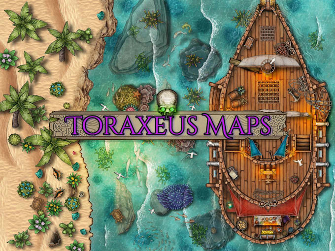 Create high quality fantasy and dnd maps by Toraxeus7 | Fiverr