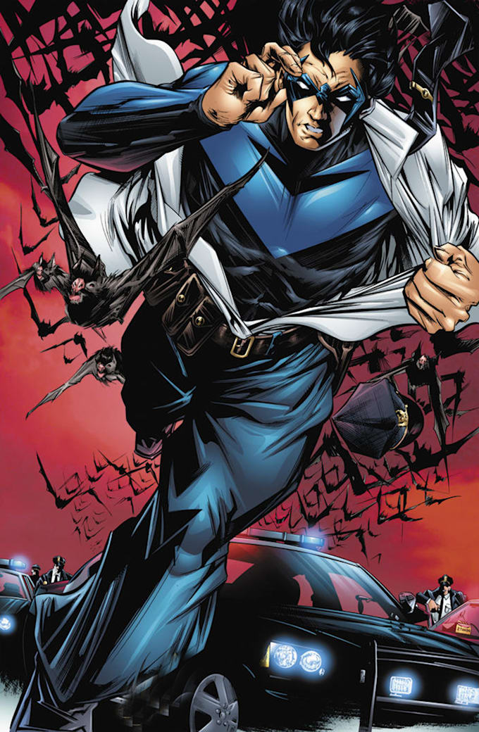 Illustrate the most awesome comic book cover for you by Aladiner | Fiverr