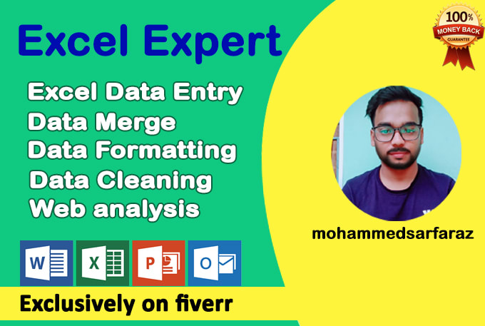 Do data entry web research and data cleaning in excel google ...