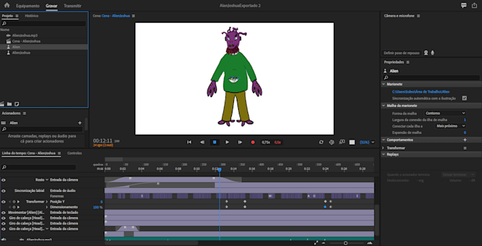 Rig a puppet in adobe character animator, with full body tracking by ...