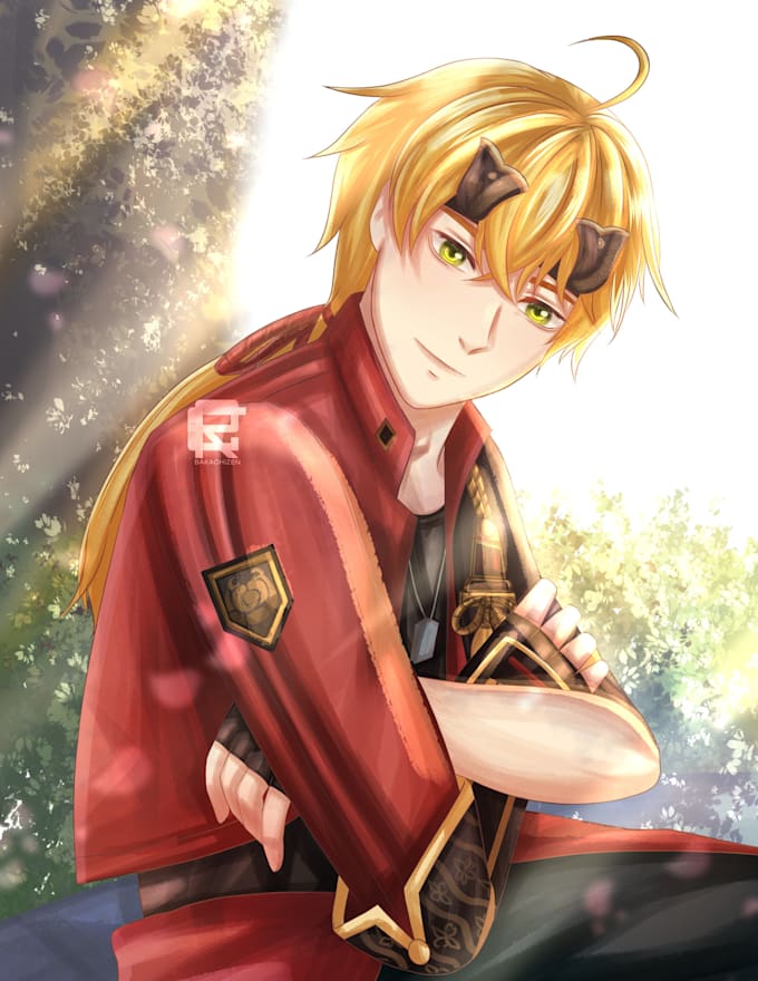 Draw detailed anime illustrations by Yuleaptx | Fiverr