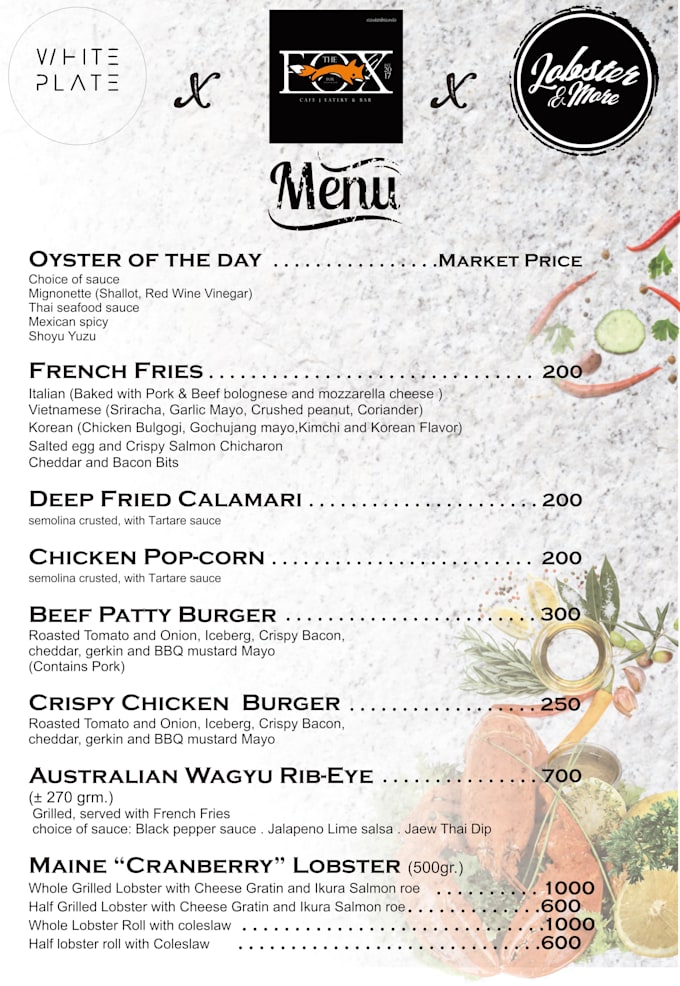 Design your business exclusive menu by Zodiacking | Fiverr