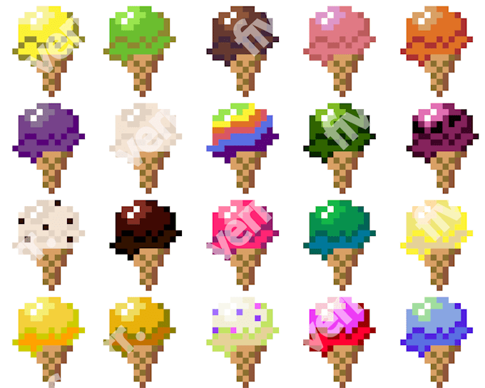 Create a detailed 32x32 pixel art of any object or items by Tigerhigh ...