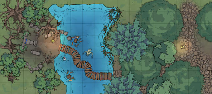 Create custom dnd maps for you with dungeon draft by Varabo | Fiverr