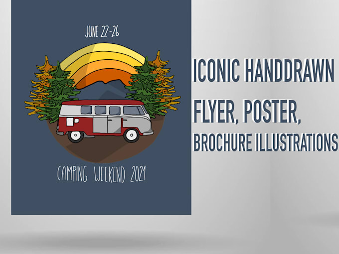 Create iconic poster, flyer, brochure designs by Martenhunsicker | Fiverr