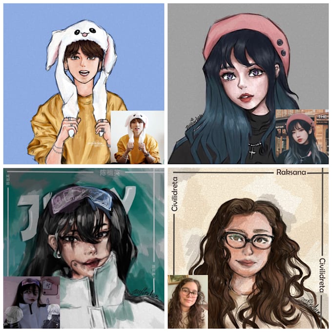 Draw an avatar for your pfp,icon in webtoon,anime style by Jojodecoco ...