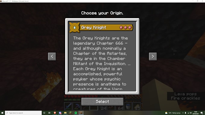 Make you a custom origin for the minecraft origin mod by Magicalmolerat ...
