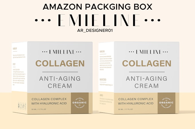 Design professional amazon packaging box or box design by Ar_designer01 ...