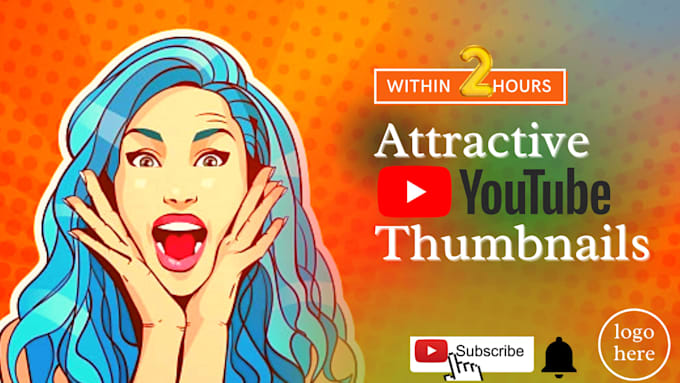 Create attractive thumbnails for youtube videos by Kinzarauf321 | Fiverr