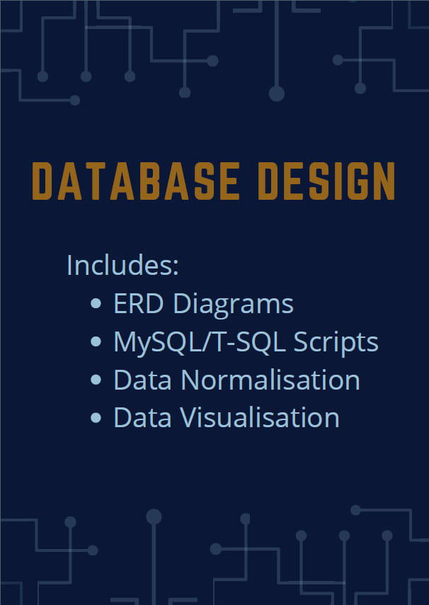 Implement mssql or mysql database designs by Tumikay | Fiverr Implement mssql or mysql database designs by Tumikay | Fiverr