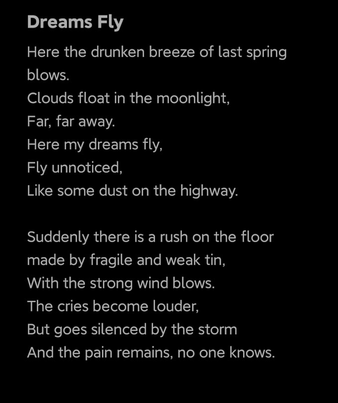 strong wind description creative writing