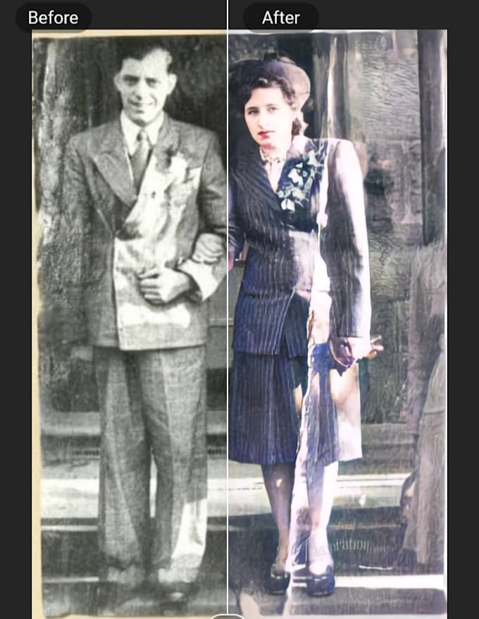 Colorize and restore your old photos by Neharana357 | Fiverr
