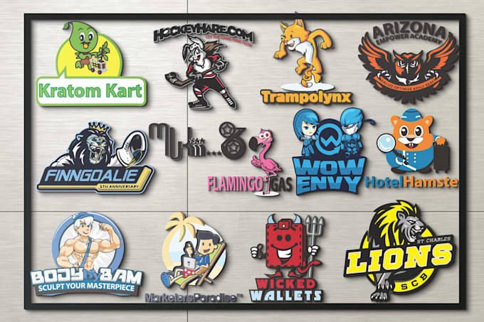 Create awesome caricature cartoon character mascot logo design by ...