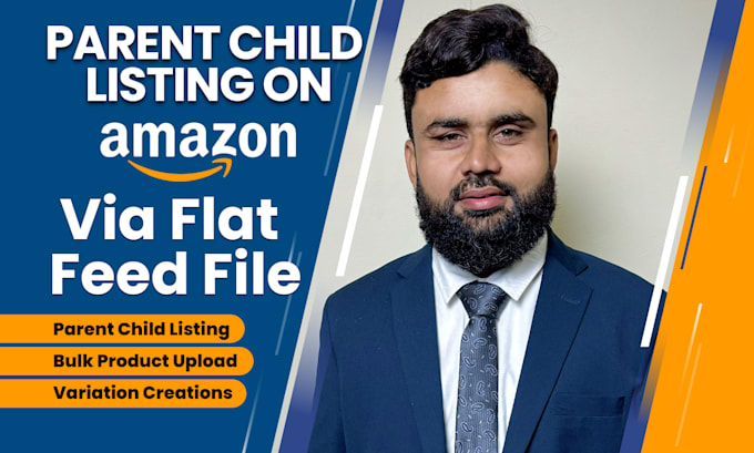 Create and fix amazon parent child listing issues via flat file bulk variations by ...