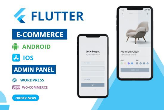 Develop mobile app on flutter cross platform for android and ios ...