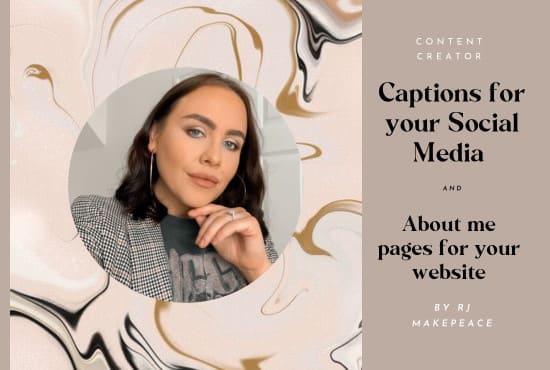 Create social media captions and about me pages for your blog by ...