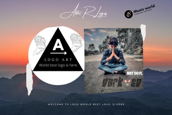 Make high level flat logo designs by Abhir9 | Fiverr