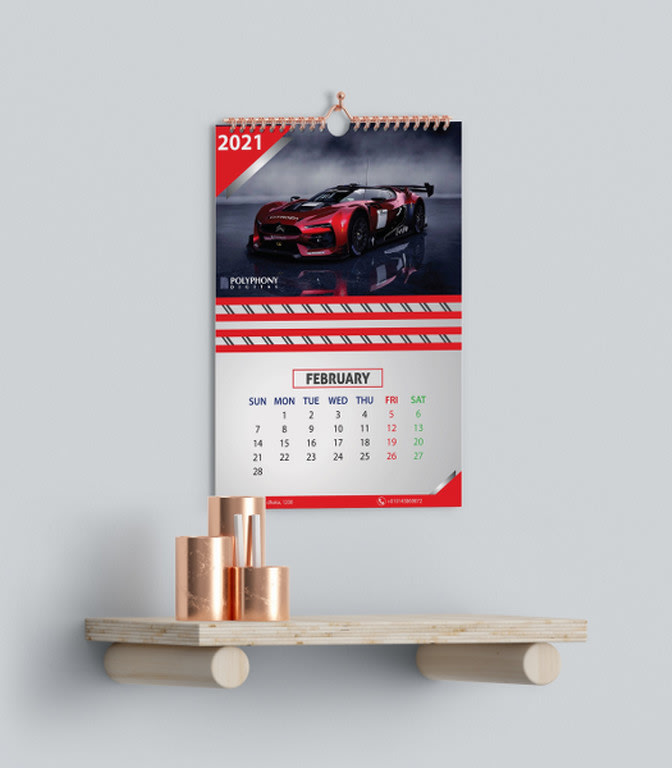 Design an attractive calendar of your business by Abuzaman21 | Fiverr