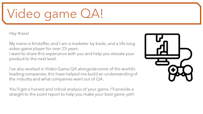 Playtest your game, and provide professional feedback by Wagosaur | Fiverr