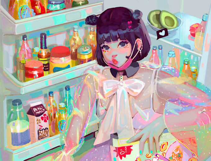 Draw your oc with my unique style by Gottberg | Fiverr