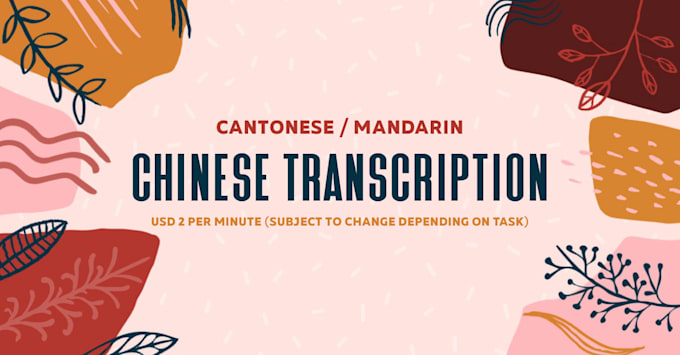 Transcribe cantonese, mandarin chinese audio into text by Crystalw_cl ...